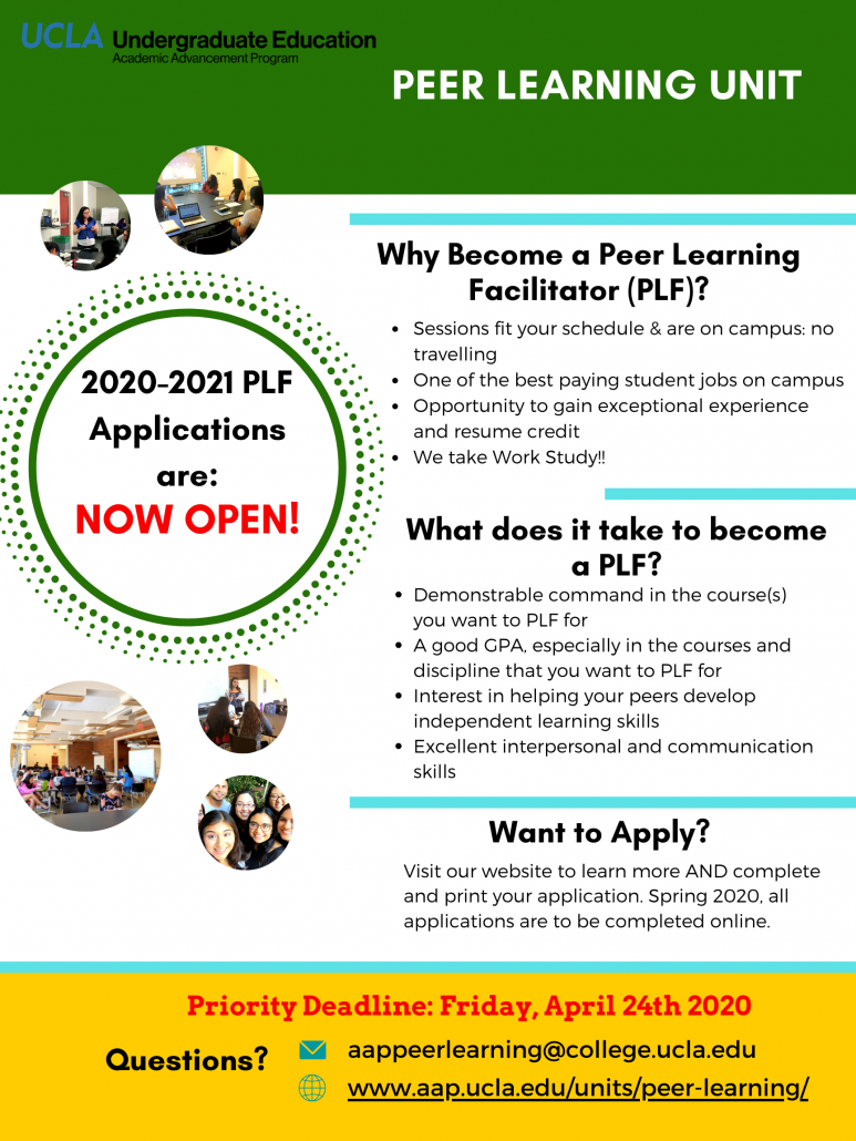 Peer Learning – Academic Advancement Program