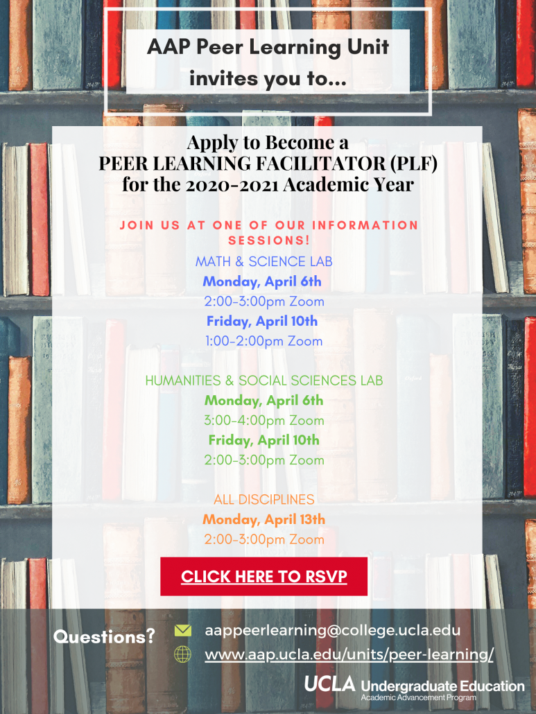 Peer Learning – Academic Advancement Program