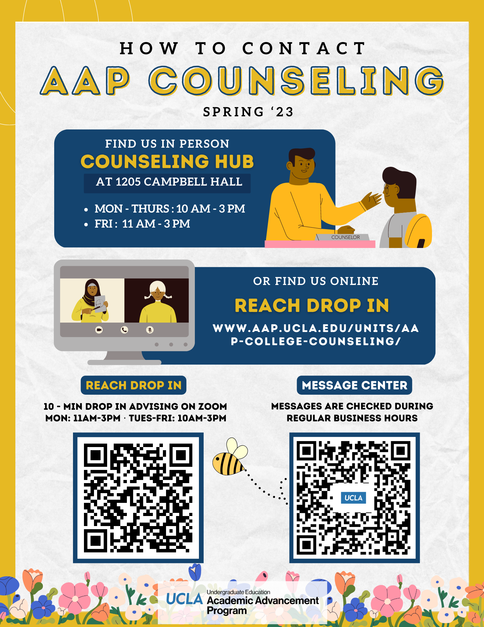 Spring 2023 – Connect With Us – Academic Advancement Program