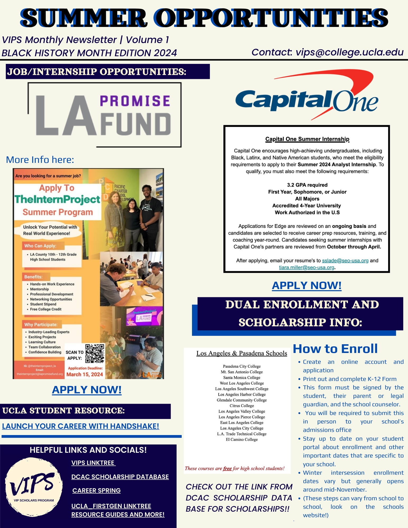 VIP Scholars – Academic Advancement Program