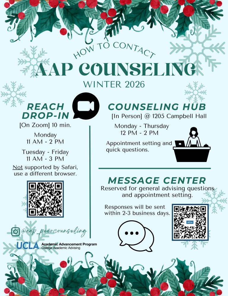 AAP College Counseling – Academic Advancement Program